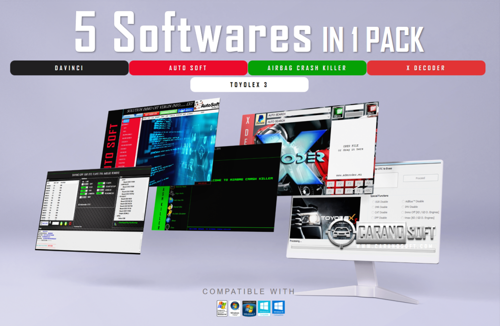 5 SOFTWARES IN 1 PACK | MHHAUTO