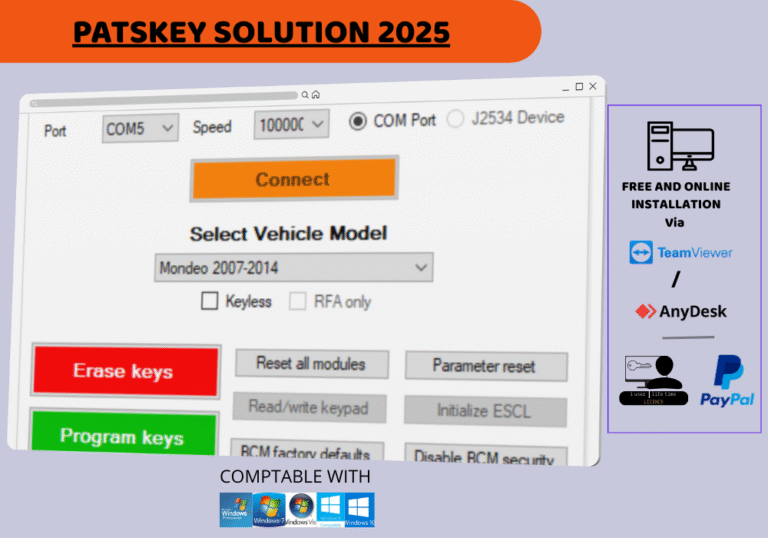 Pats Key Solution 2025 Software | MHHAUTO